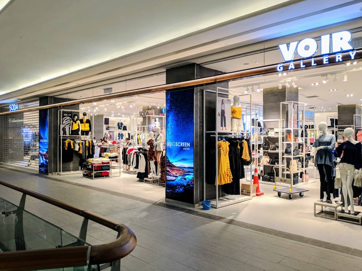 VOIR Gallery, Mid Valley Johor Bahru - LED Screen Display - bigscreen.my