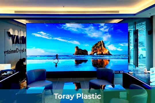 Toray Plastic, Penang - Indoor LED Screen Display - bigscreen.my