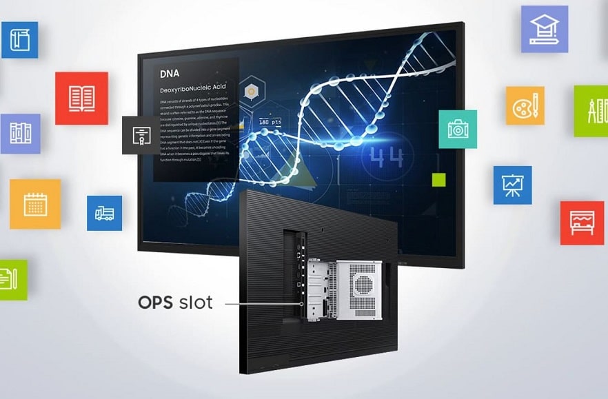 Interactive Whiteboard Samsung Flip3: WM75A Smartboard For Classroom
