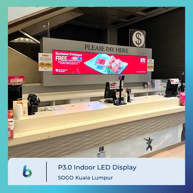 Top Retailers That Use Retail LED Displays in Malaysia | LED Screens