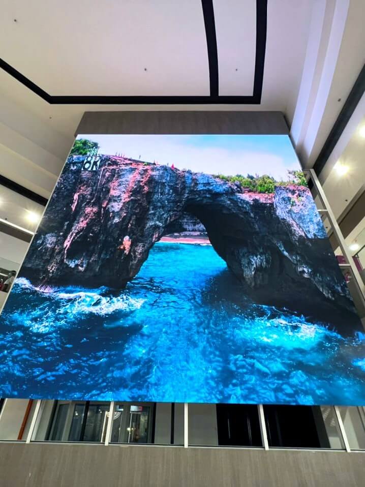 AEON Alpha Angle | P4 Indoor LED Display at Retail Mall | 2-Storey High