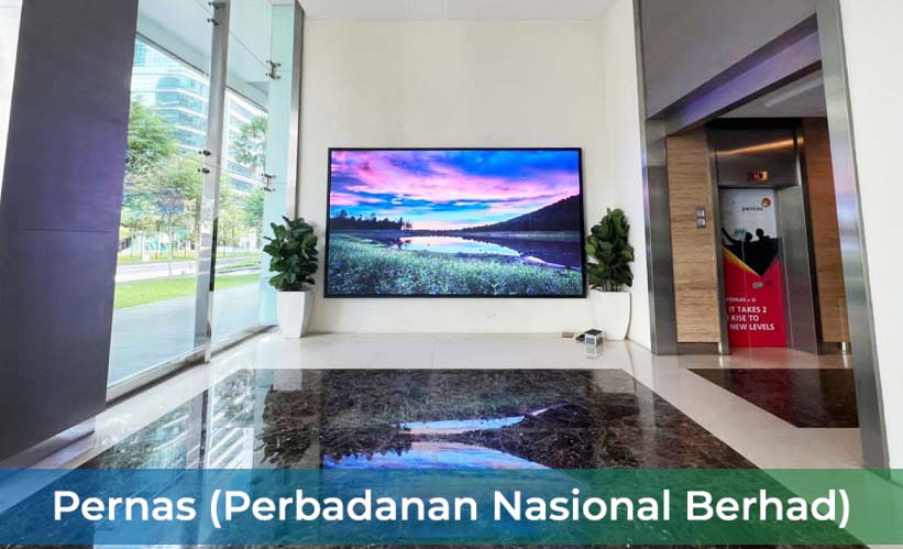 Perbadanan Nasional Berhad (Pernas) | P2.5 Indoor LED Display at Lobby