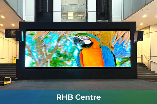 RHB Centre | RHB Bank Headquarters KL | P2 Indoor LED Screen