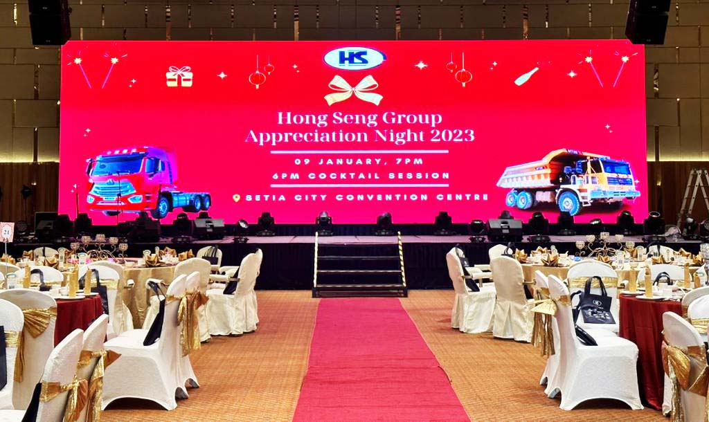 Hong Seng Group Appreciation Night 2023 | LED Screen For Event Rental