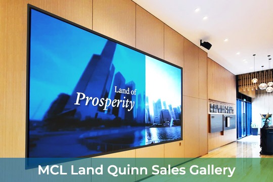 Quinn Sales Gallery MCL Land | Wangsa Maju | P2 Indoor LED Screen