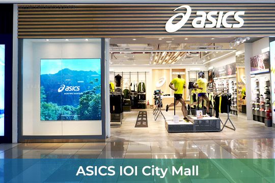 ASICS IOI City Mall | P2.5 LED Screens | Putrajaya