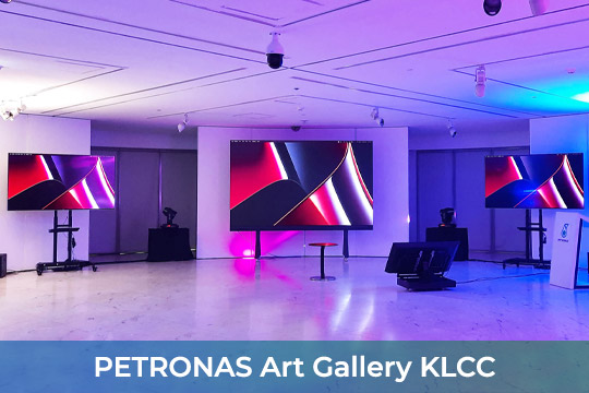 Petronas Art Gallery KLCC | P2.5 LED Screen | Art Gallery