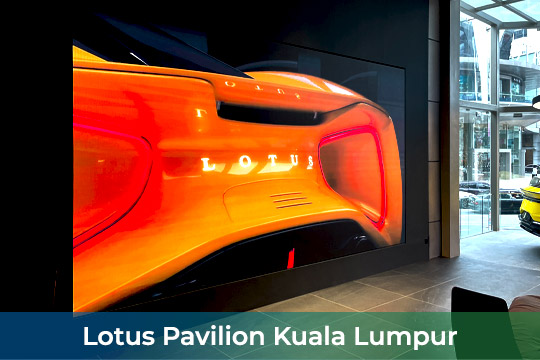 Lotus Pavilion Kuala Lumpur | P2 Fine Pitch LED Screens | Showroom