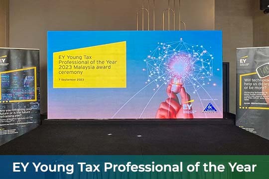 EY Young Tax Professional of the Year | LED Screen Rental for Event