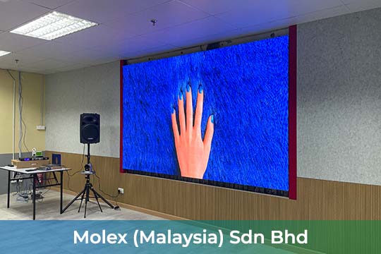 Molex (Malaysia) Sdn Bhd | P2.5 Indoor LED Screen