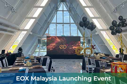 EOX Malaysia Launching Event | LED Screen Rental for Event