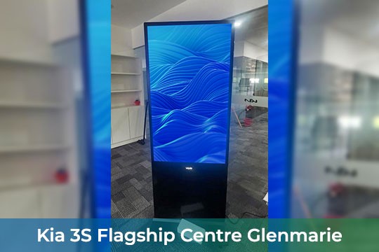 Kia 3S Flagship Centre | VEXO Single-sided Digital Standee 55"