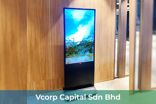 Vcorp Capital Sdn Bhd | VEXO Single-sided Digital Standee 55"