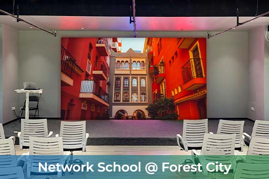Network School | P1.2 VANTA COB microLED Screen