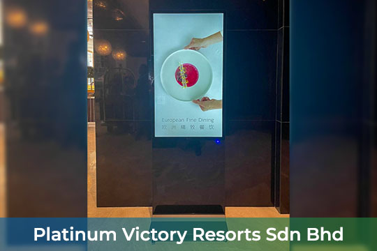 Platinum Victory Resorts Sdn Bhd | VEXO Digital Standee 49"