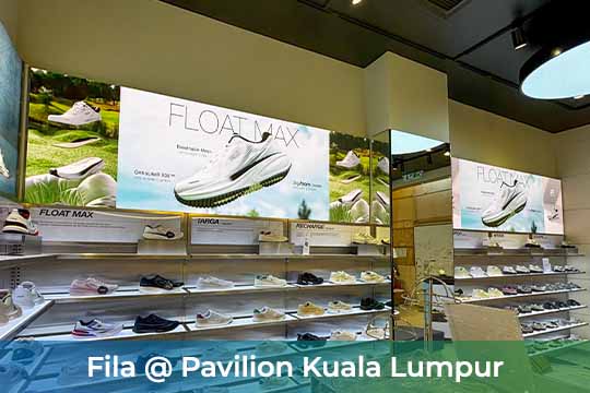 Fila Pavilion Kuala Lumpur | P1.8 Indoor LED Screen