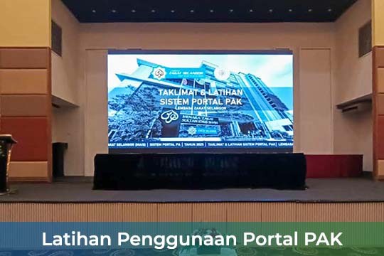 Latihan Penggunaan Portal PAK | LED Screen Rental