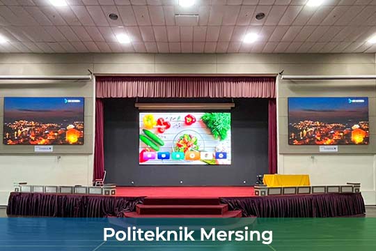 Politeknik Mersing | P2.5 Indoor LED Screen