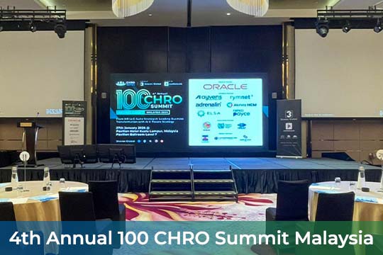 4th Annual 100 CHRO Summit Malaysia 2026 | LED Screen Rental